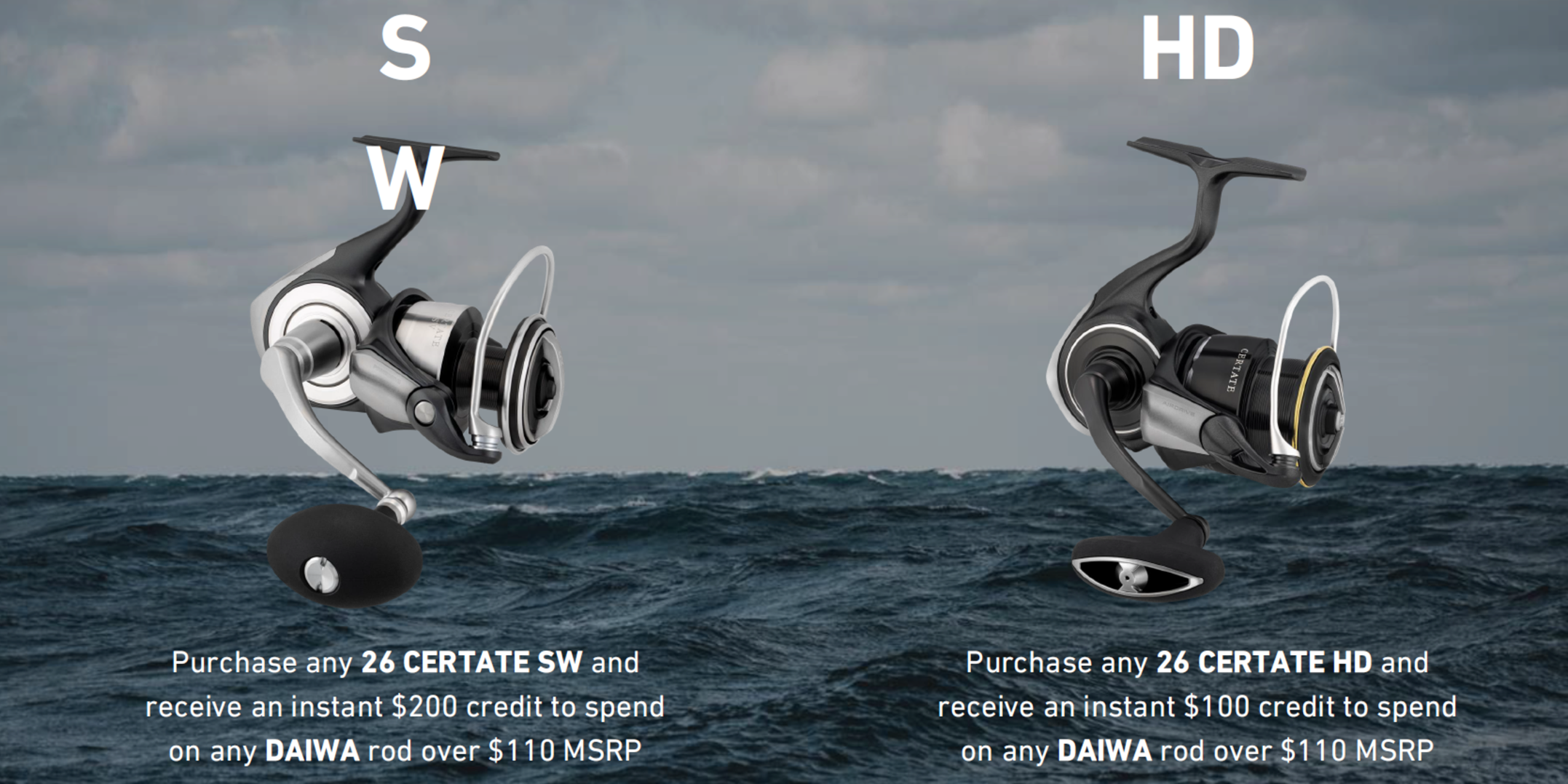 2026 Daiwa Certate SW & HD Promotion